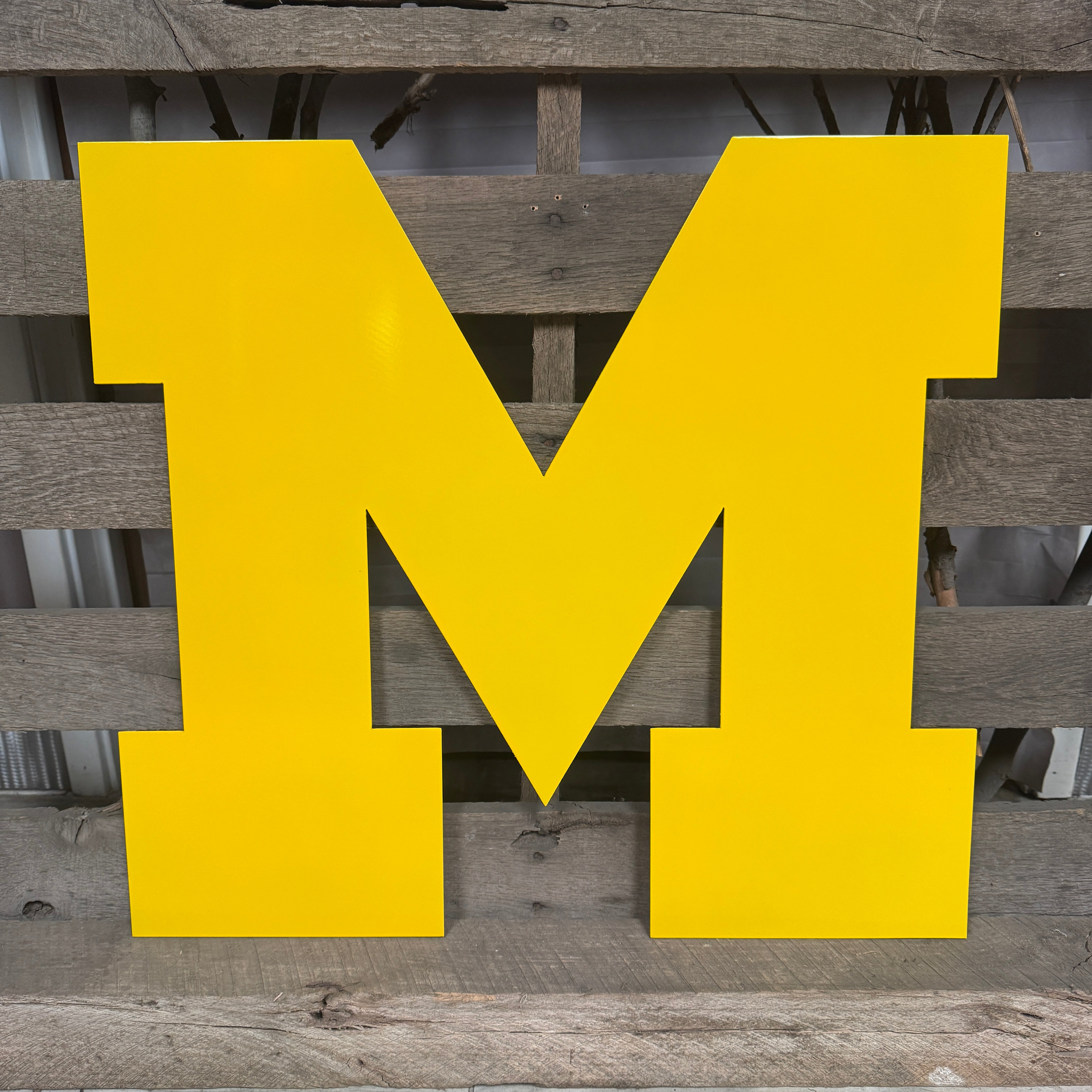 Michigan Wolverines Metal Wall Art - Michigan Metal Artwork